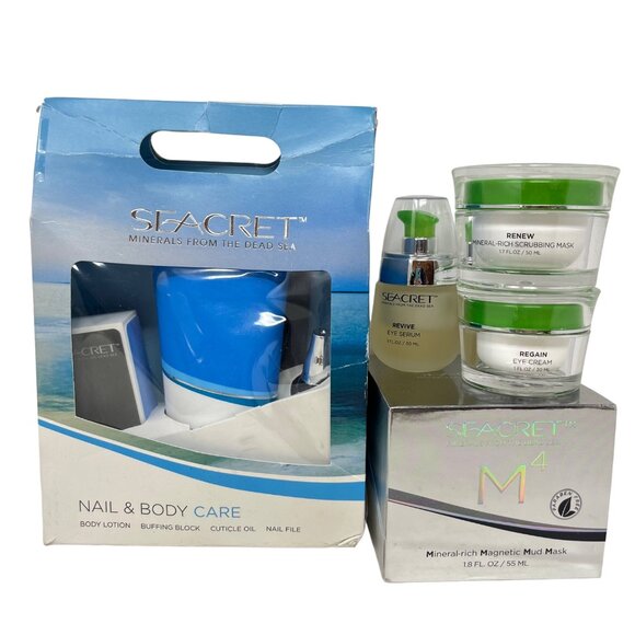 Seacret | Skincare | Seacret Skin Care Set Regain Renew Revive Magnetic ...